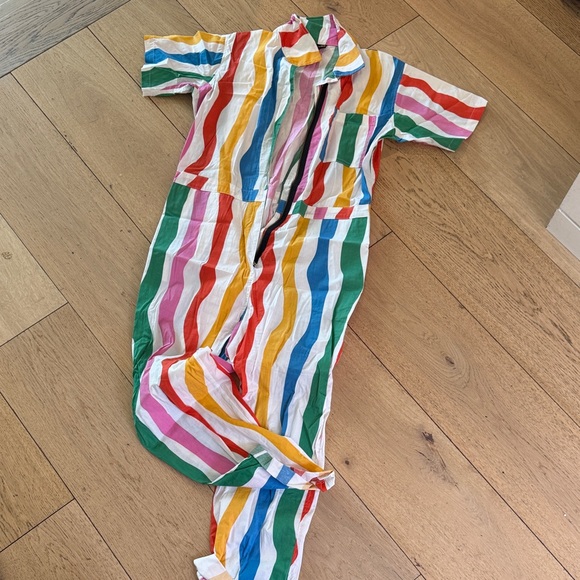 Nooworks | Pants & Jumpsuits | Nooworks Multicolor Striped Jumpsuit ...